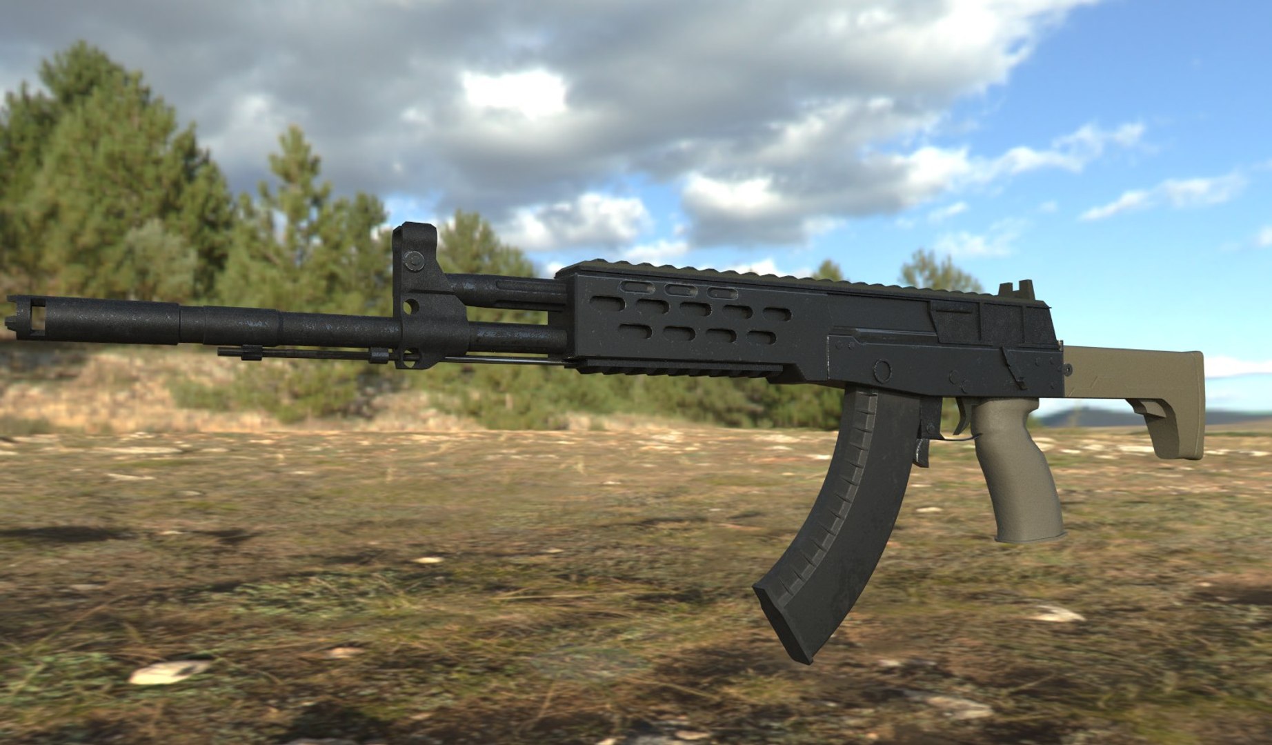 3D Ak 12 Model - TurboSquid 1374354