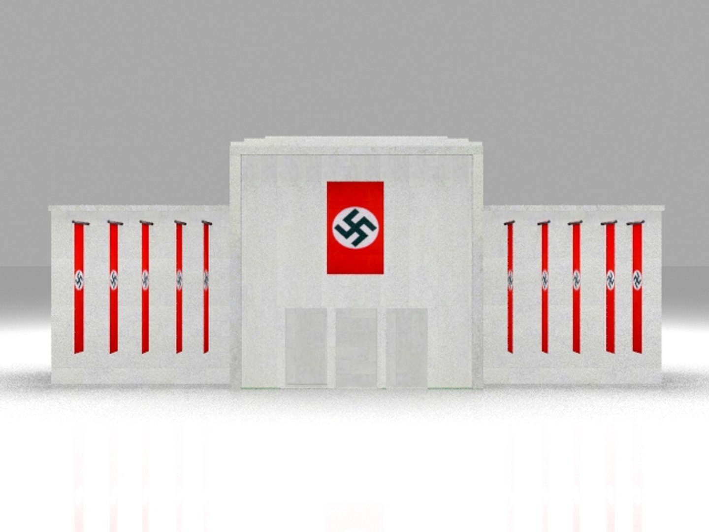 3D Building Nazism - TurboSquid 1179329