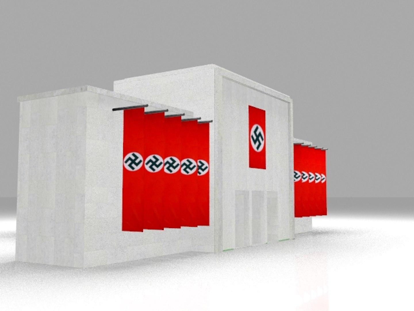 3D Building Nazism - TurboSquid 1179329