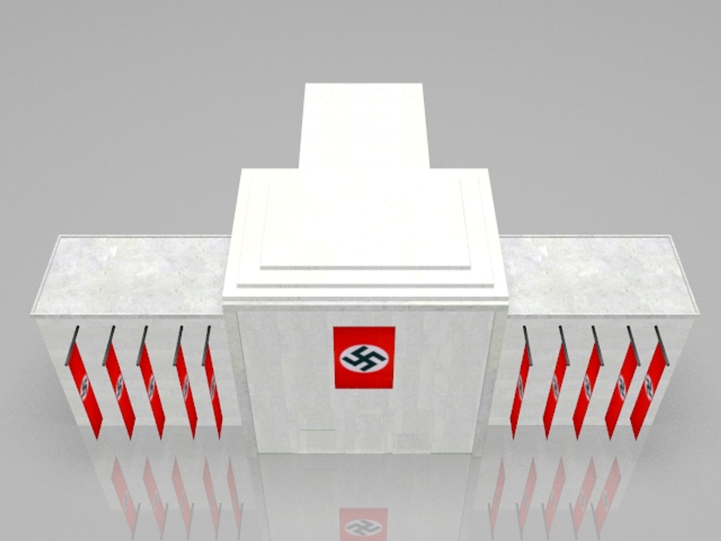 3D Building Nazism - TurboSquid 1179329
