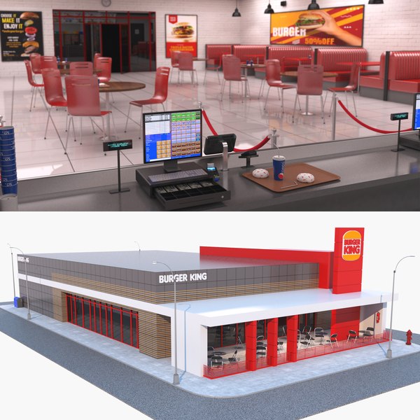 Fast Food Restaurant 3D Models for Download | TurboSquid