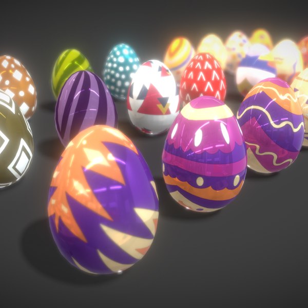 modelo 3d Colecciones Huevos de Pascua9 - TurboSquid 2134014