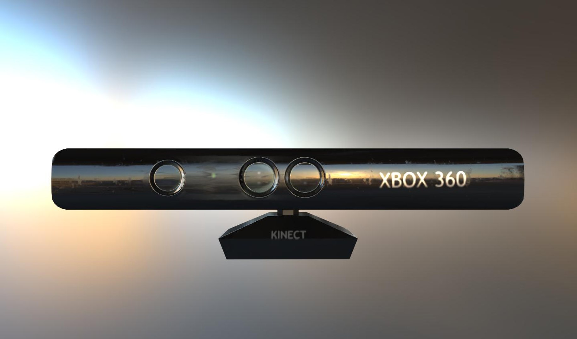 Microsoft Xbox 360 Kinect 3D Model - TurboSquid 1231814