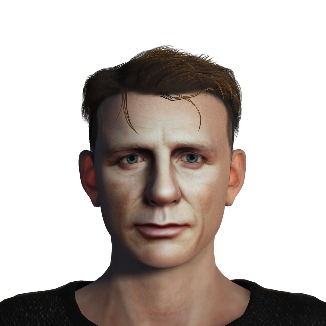 DANIEL CRAIG 3D Rigged model ready for animation Modelo 3D - TurboSquid ...