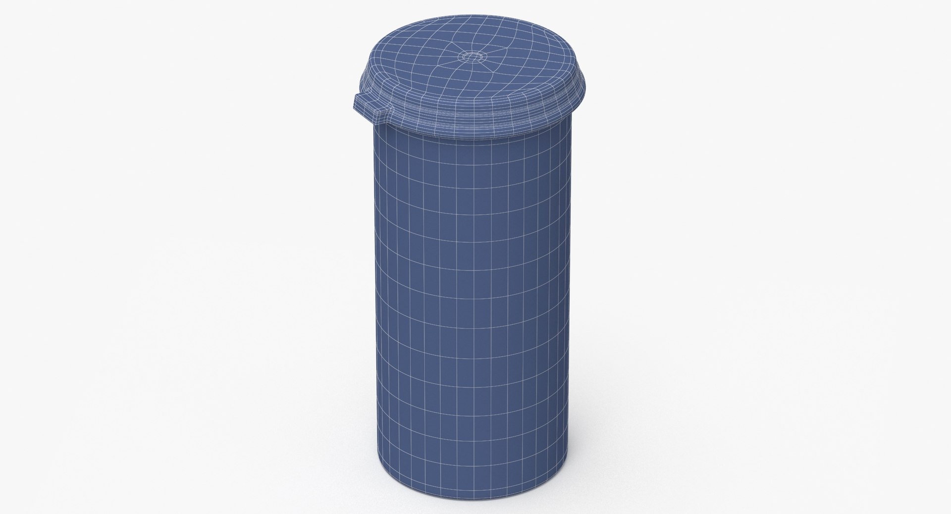 Pill Pod Vial 12dram 44ml Empty 3D Model - TurboSquid 2049683