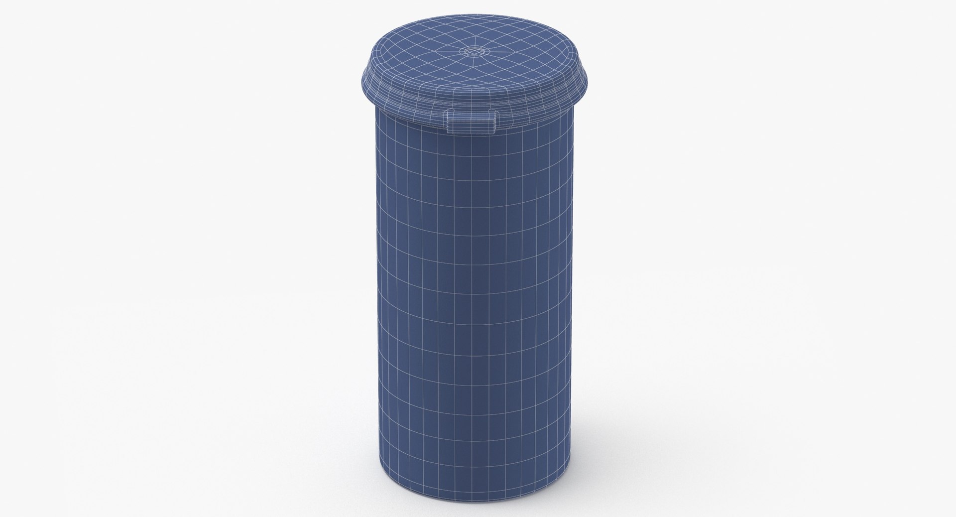 Pill Pod Vial 12dram 44ml Empty 3D Model - TurboSquid 2049683