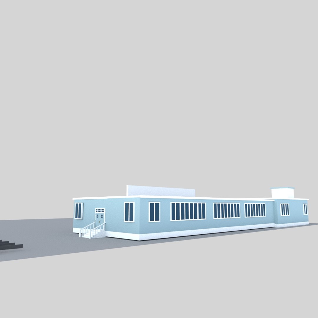 School Model - TurboSquid 1376476