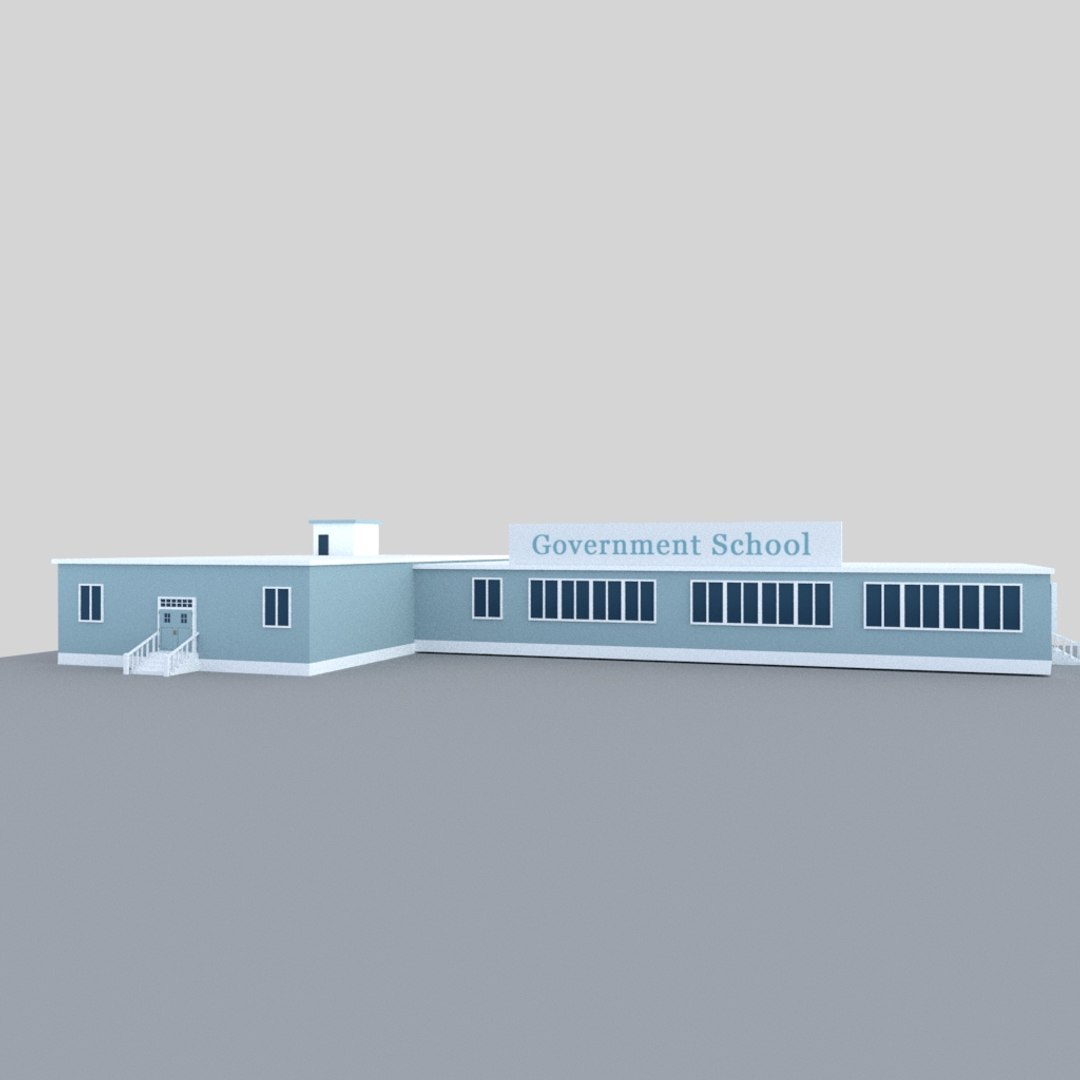 School Model - TurboSquid 1376476