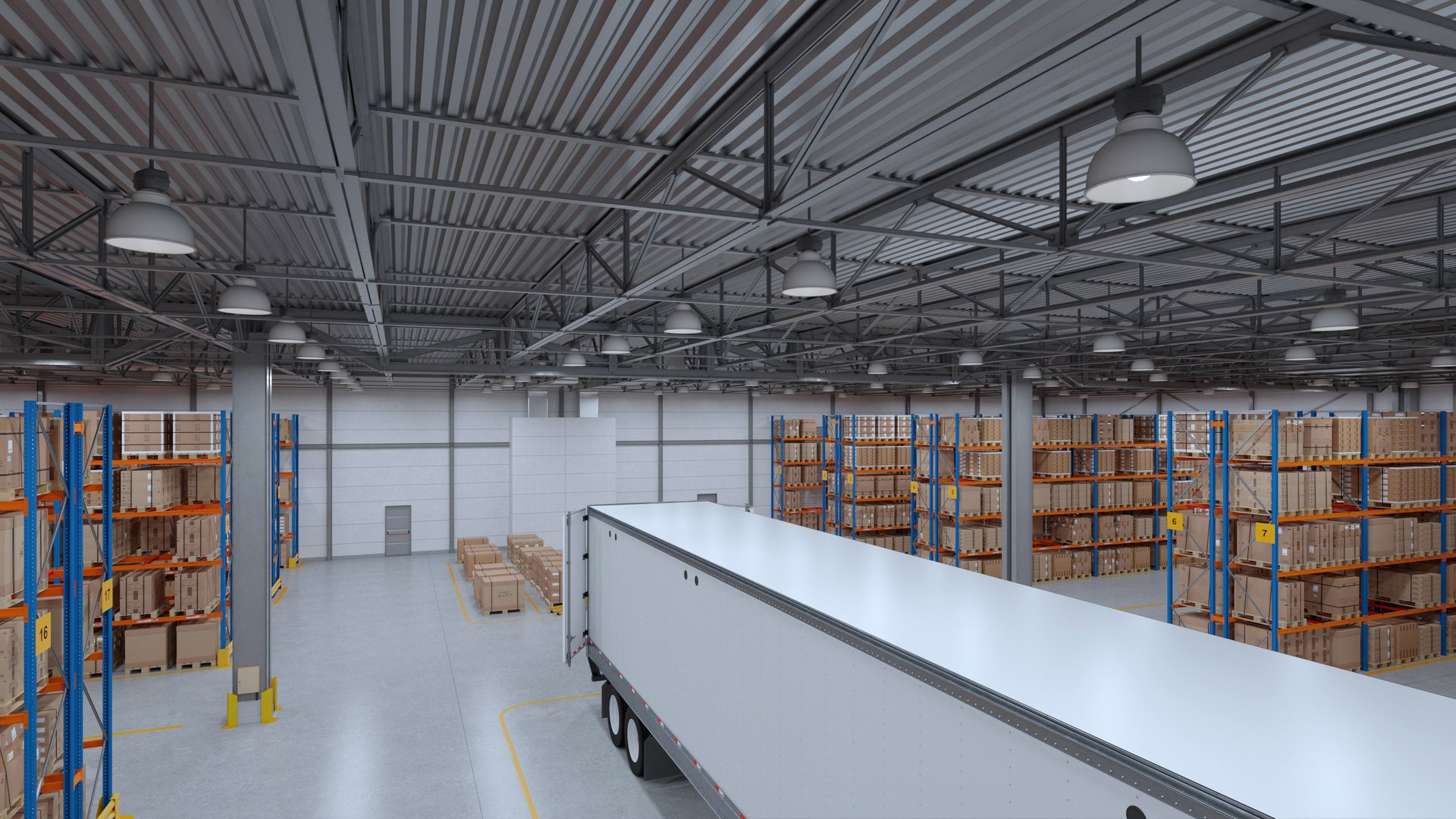 Warehouse Interior 3D model - TurboSquid 2084477