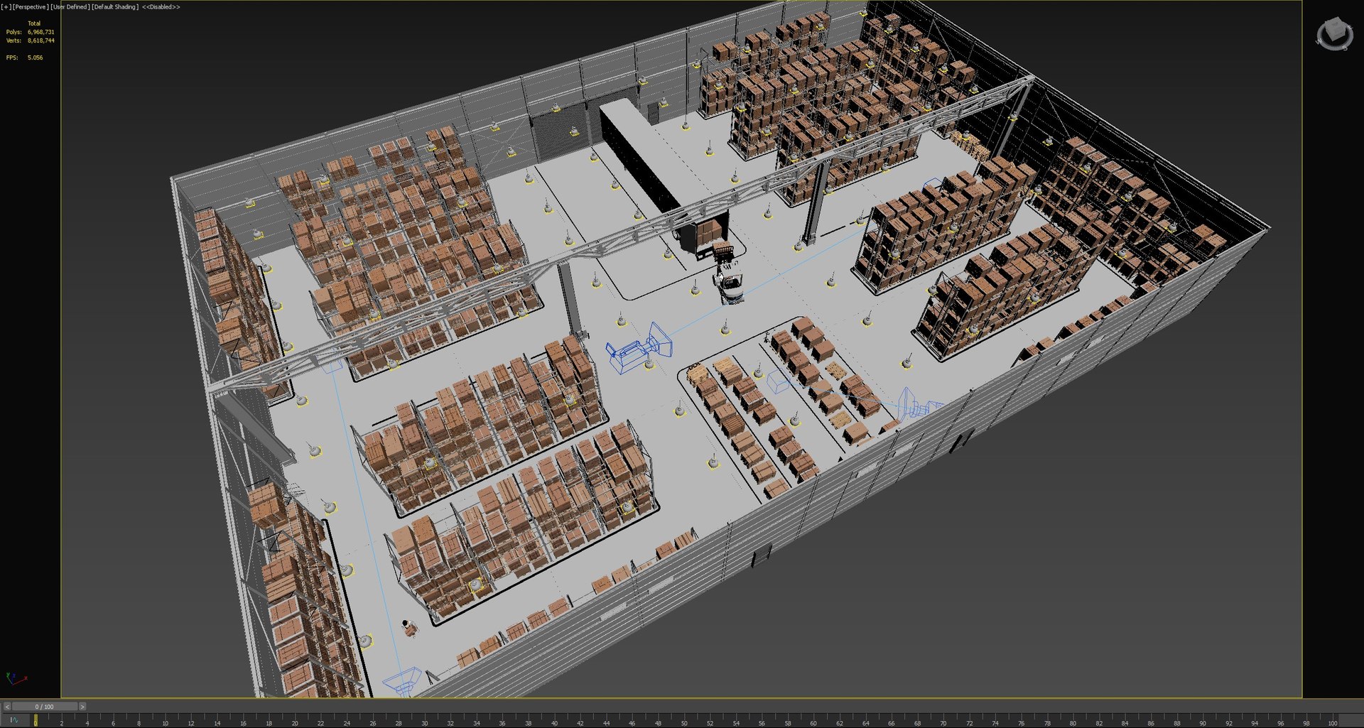 Warehouse Interior 3D model - TurboSquid 2084477