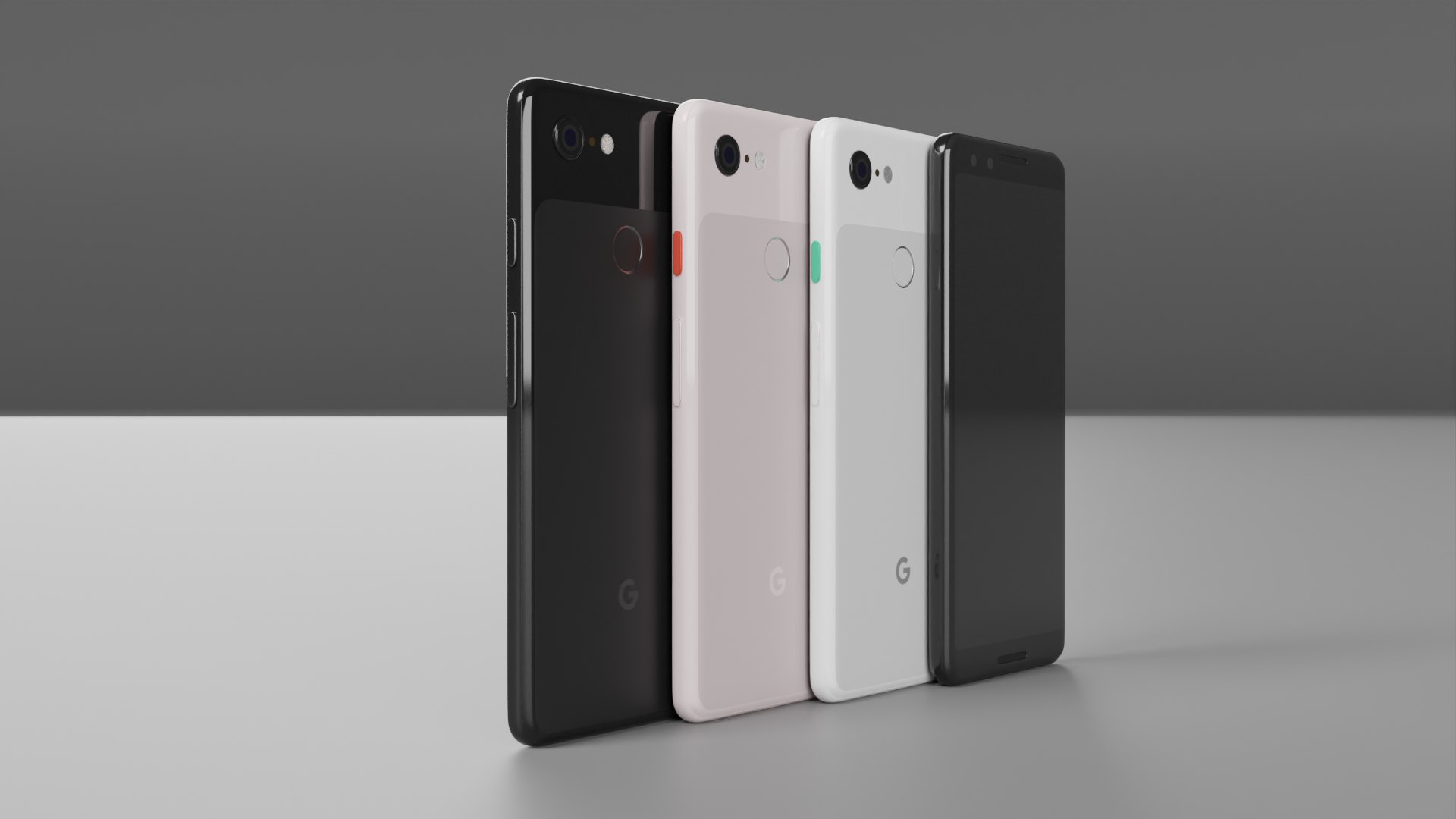 3D Google Pixel 3 All Colors - TurboSquid 2063169
