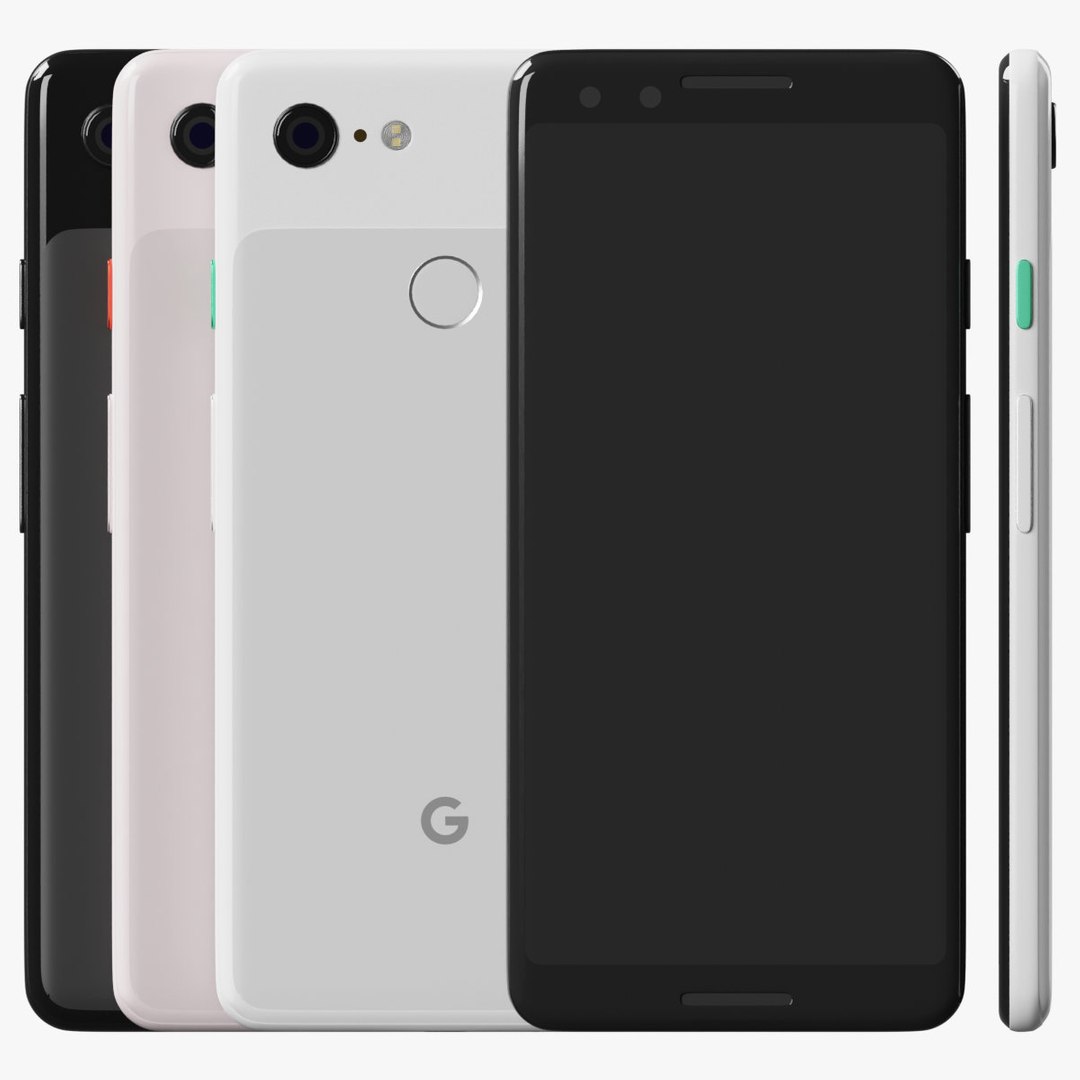 3D Google Pixel 3 All Colors - TurboSquid 2063169