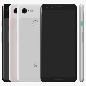 3D Google Pixel 3 Models - Browse & Download Formats - TurboSquid