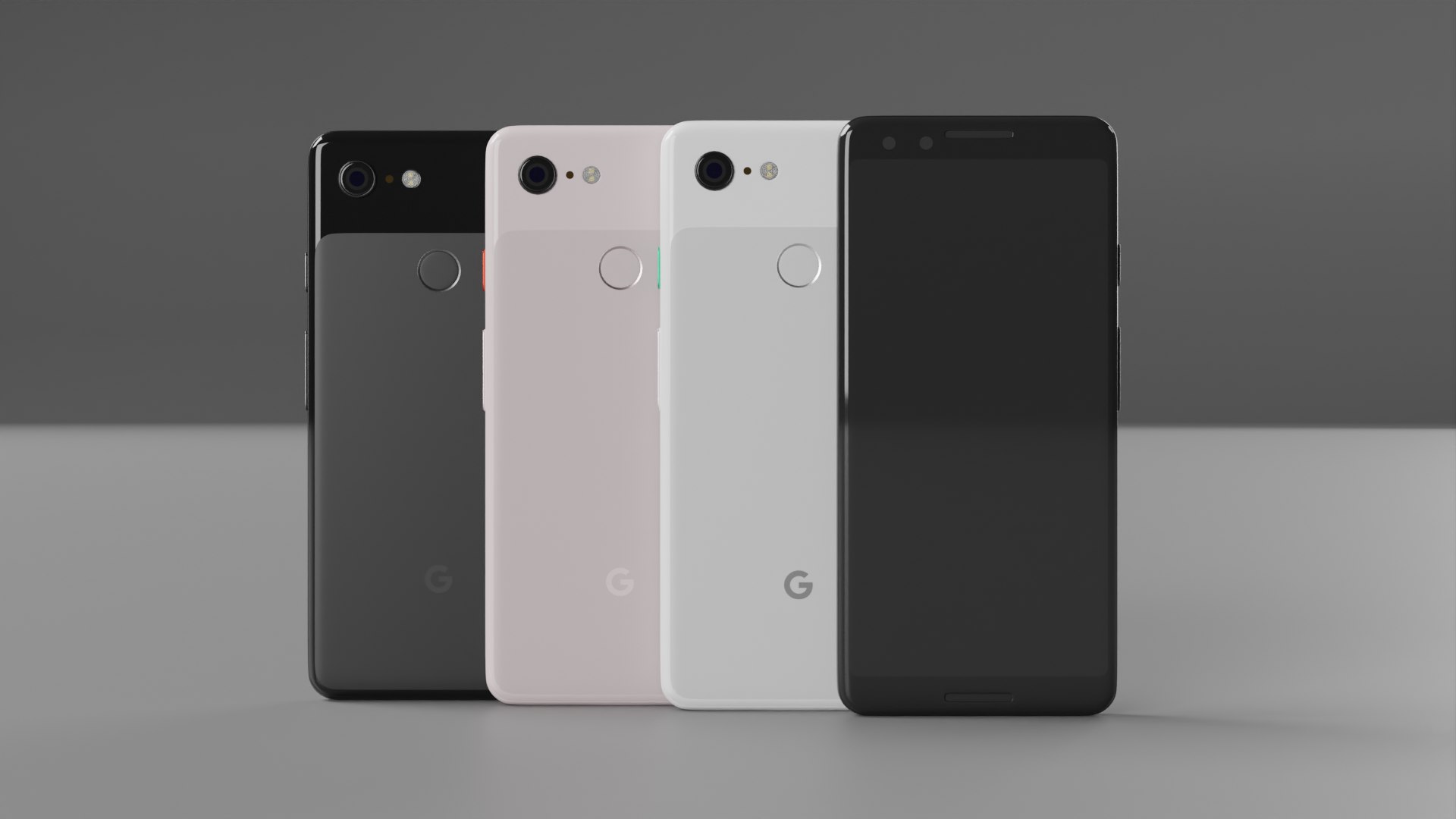 3D Google Pixel 3 All Colors - TurboSquid 2063169
