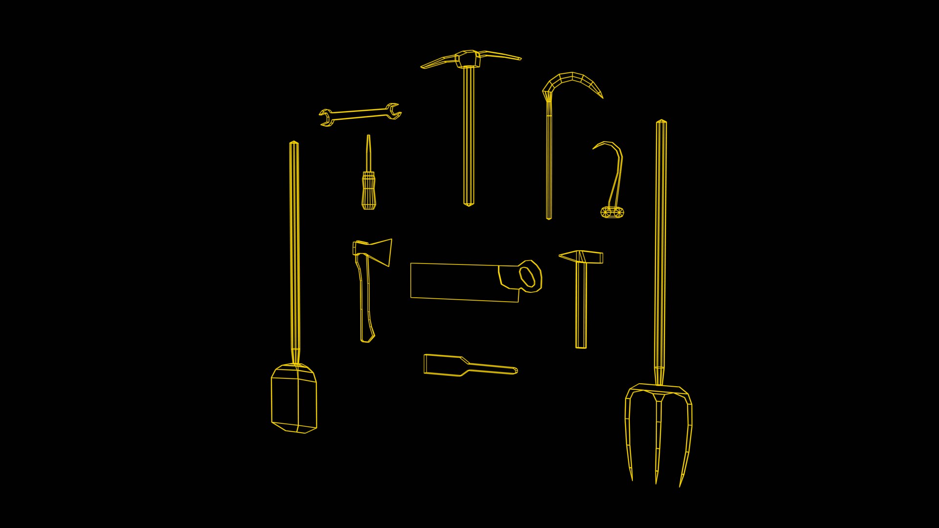 Tools Low Poly Game Ready Model - TurboSquid 2153954