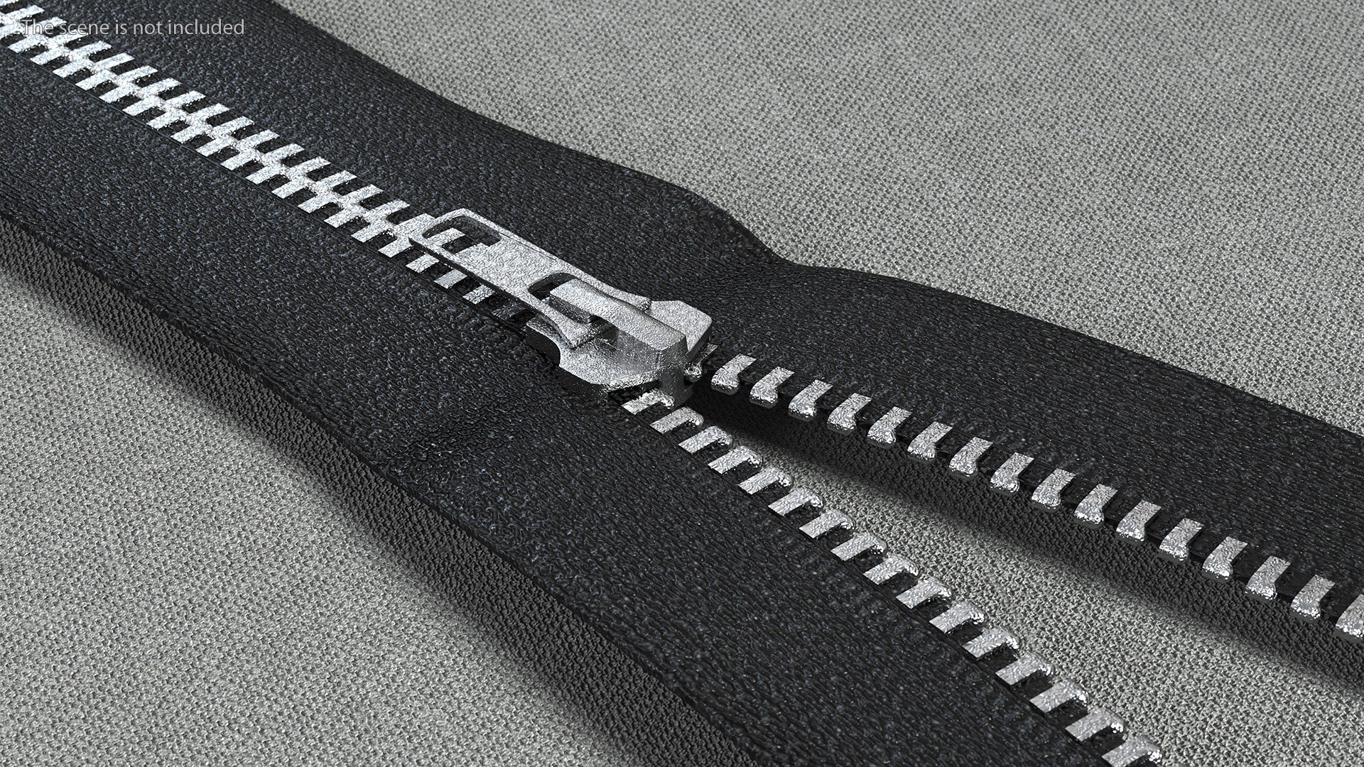 Open Zipper 3D Model - TurboSquid 2116307