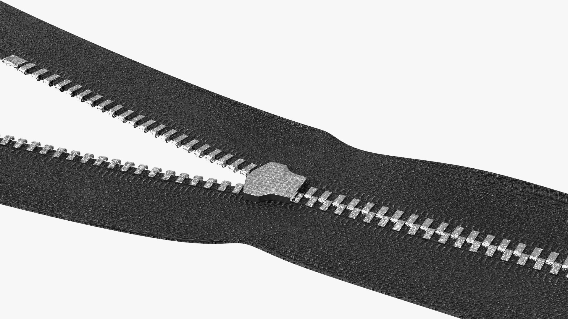 Open Zipper 3D Model - TurboSquid 2116307