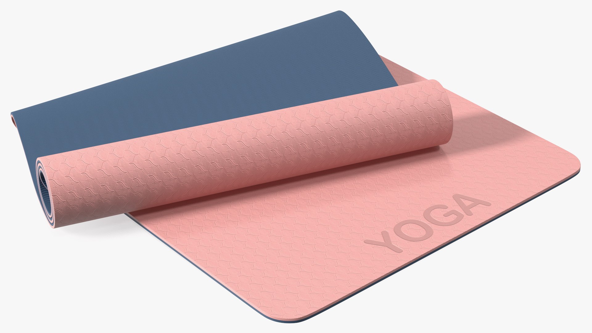 3D Yoga Mat Folded Pink - TurboSquid 1905375
