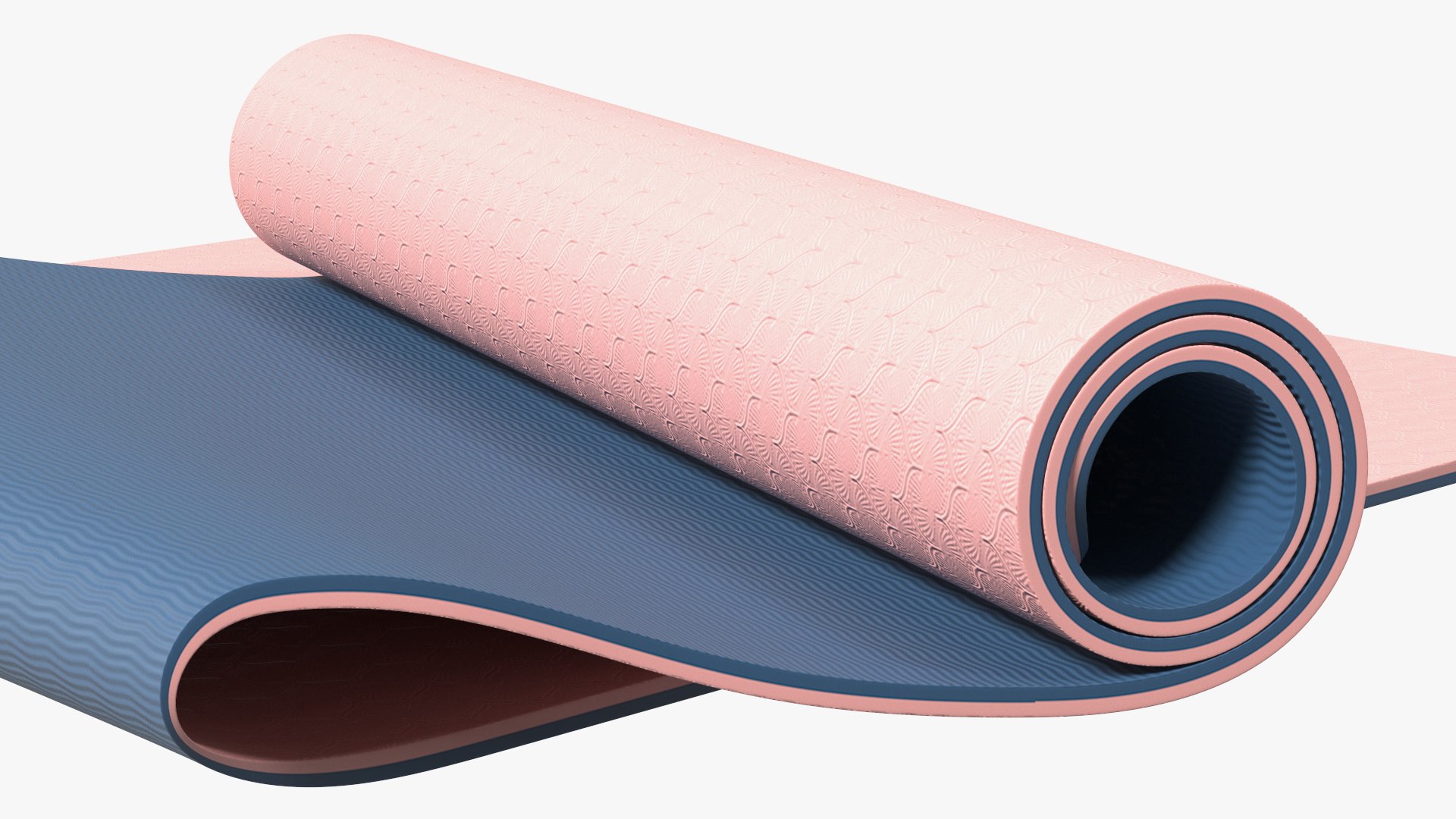 3D Yoga Mat Folded Pink - TurboSquid 1905375