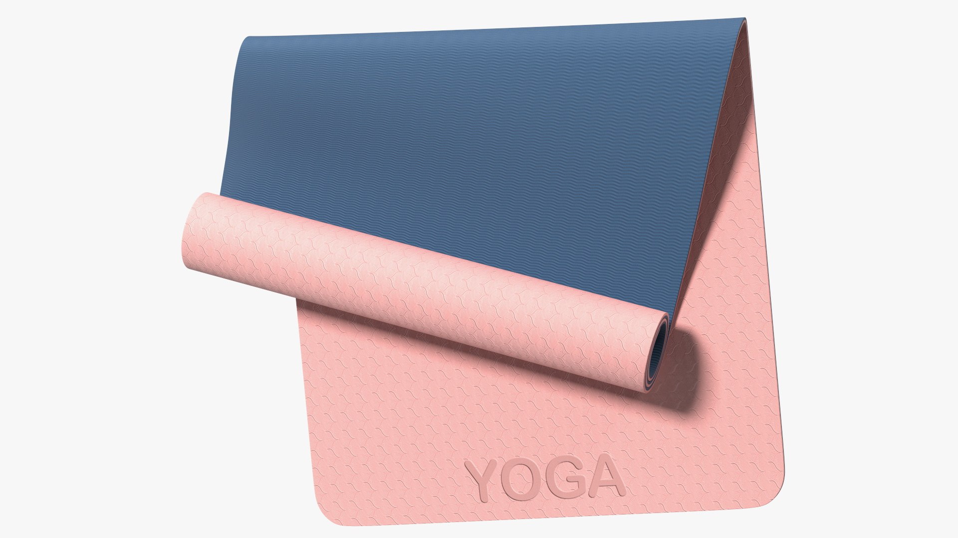 3D Yoga Mat Folded Pink - TurboSquid 1905375