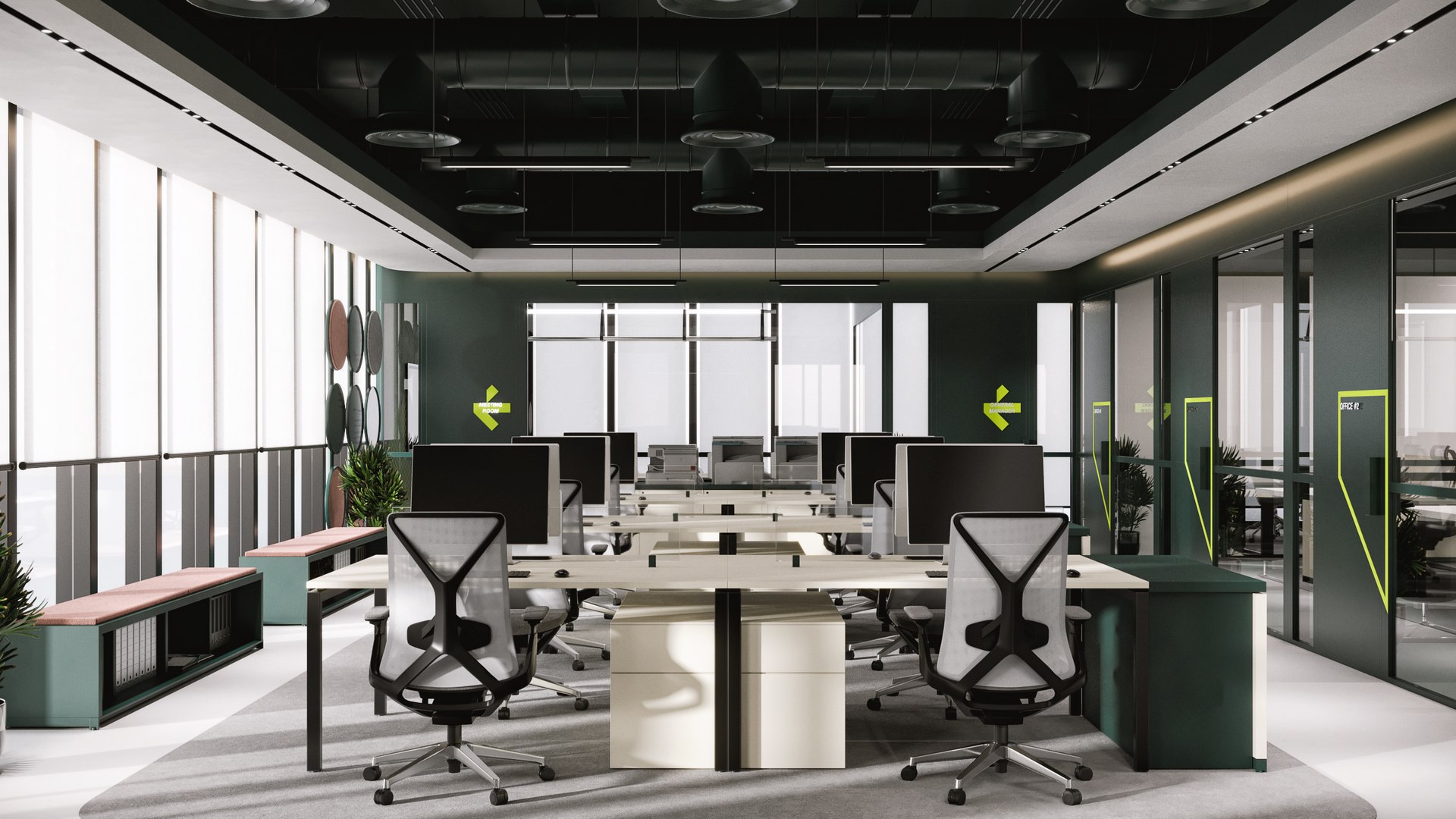 3D Office Interior - TurboSquid 2207591