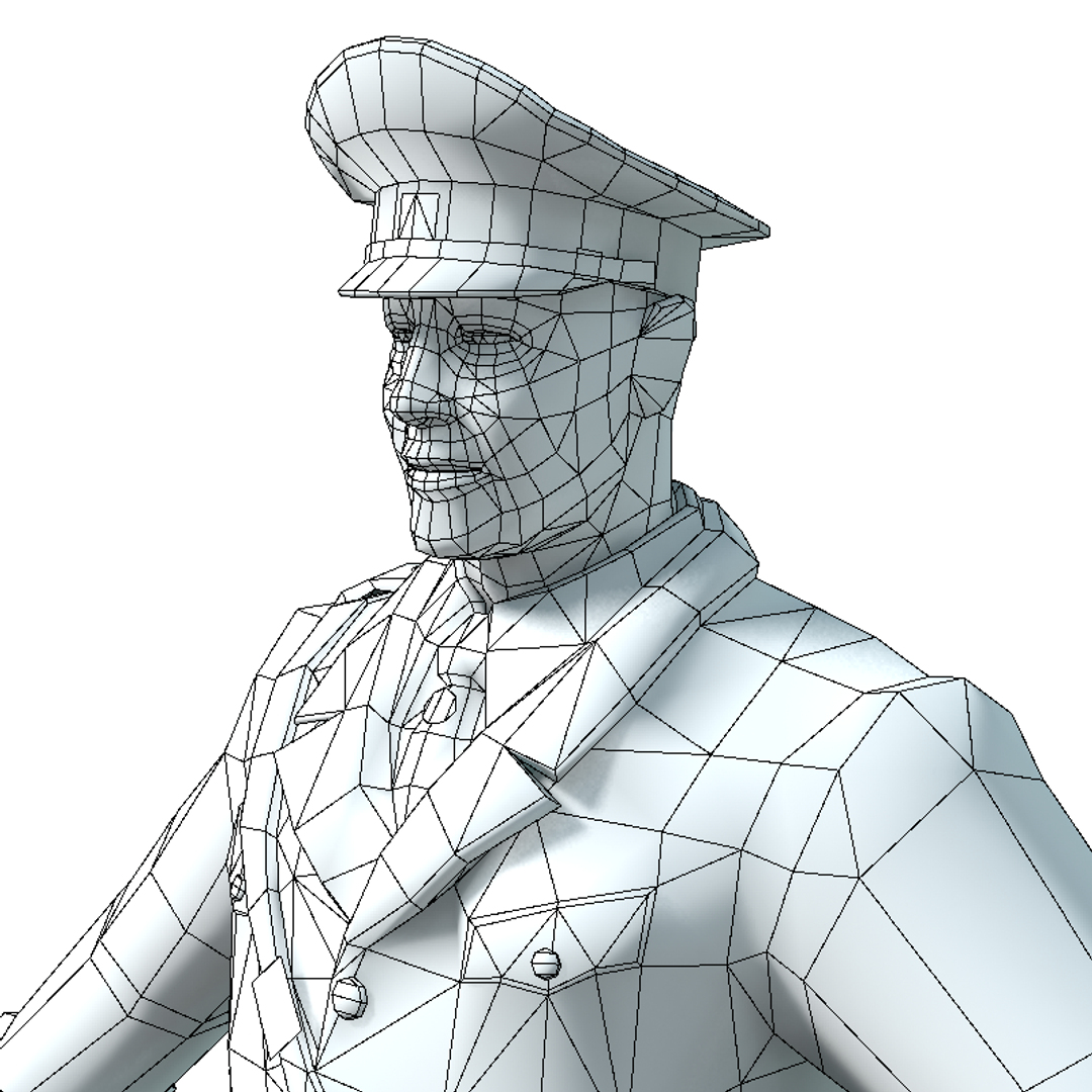 3d Model Officier Ss