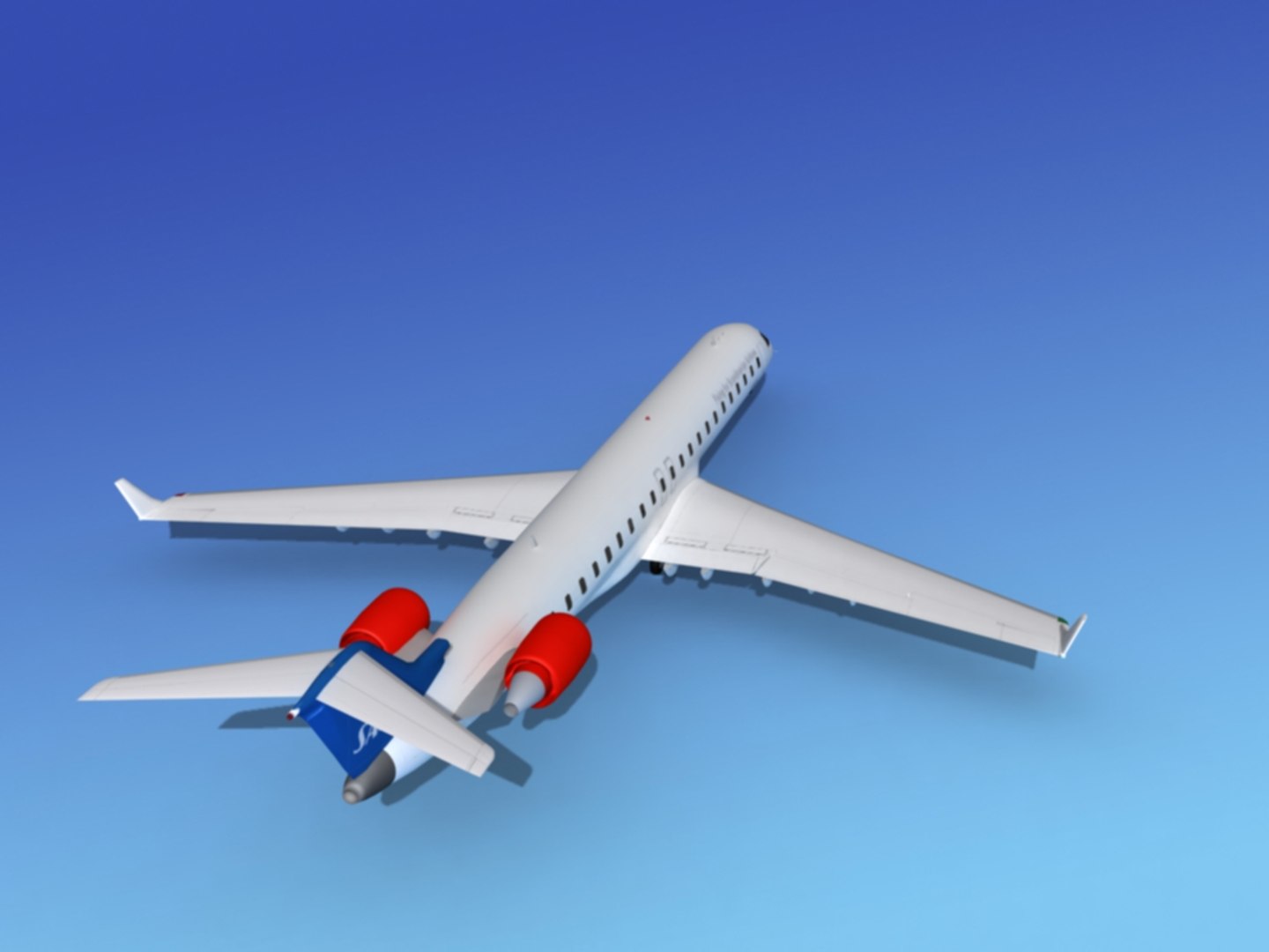 3d Model Crj900 Bombardier