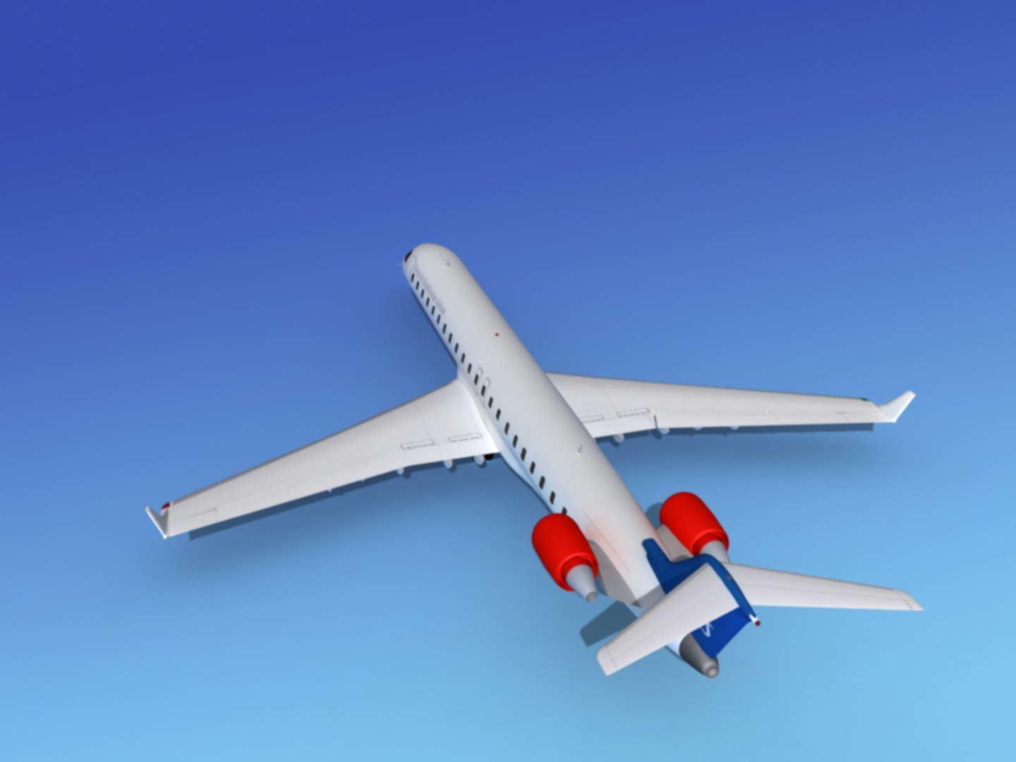 3d Model Crj900 Bombardier