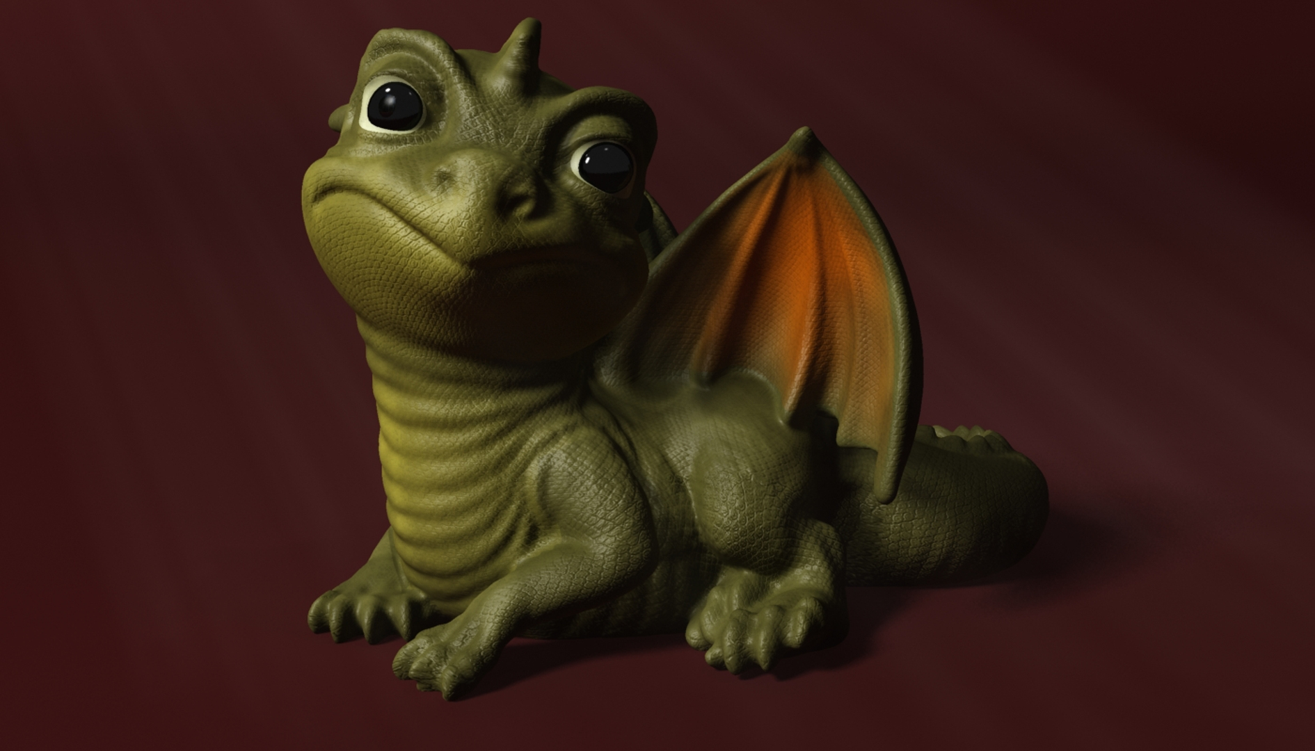 3d Cartoon Dragon Baby
