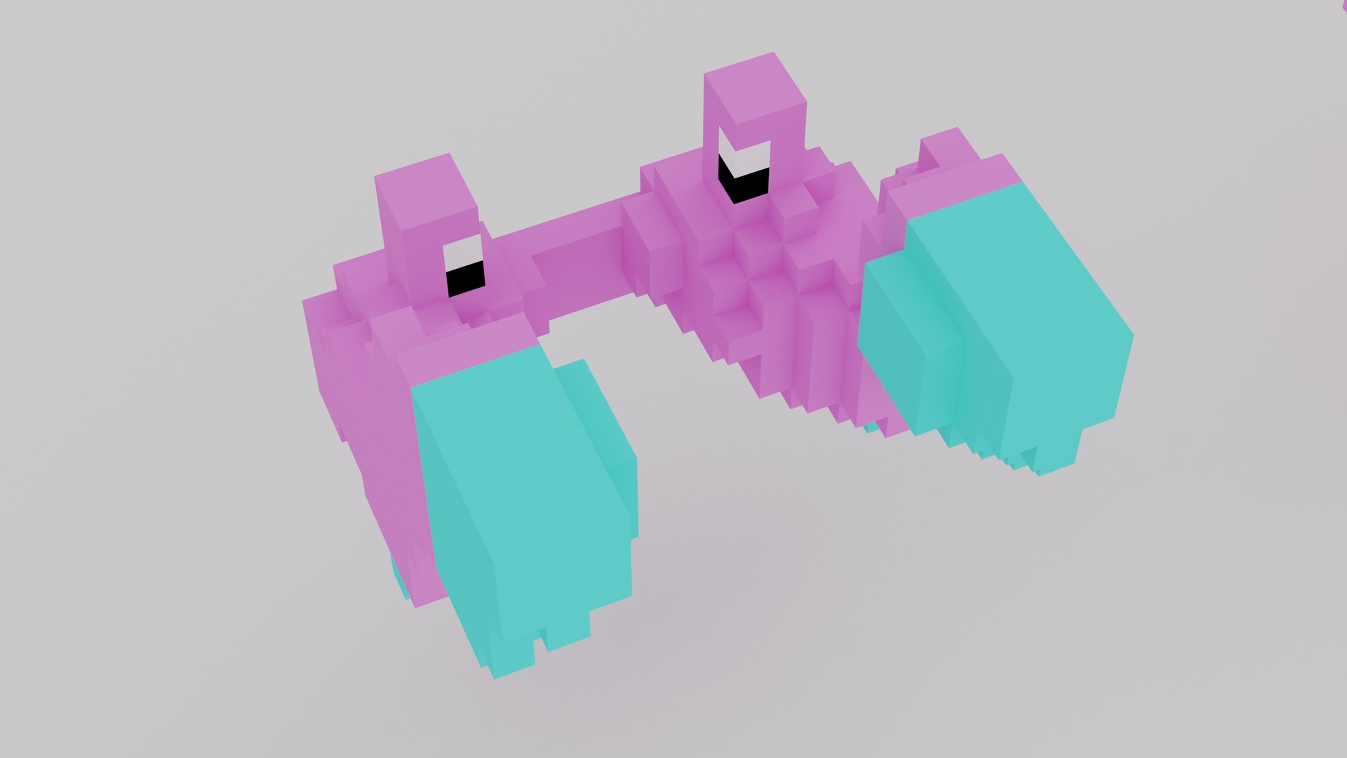 Voxel Aliens 3D Model - TurboSquid 1628022