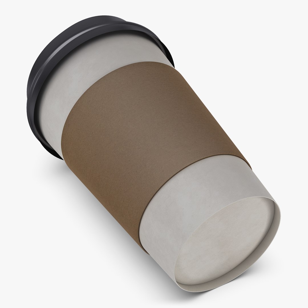 3D Paper Coffee Cup 16oz 480ml V 1 Model - TurboSquid 2003542