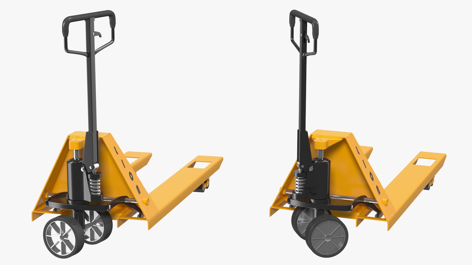 Industrial Standard Duty Pallet Jack Rigged For Cinema 4D 3D Model ...