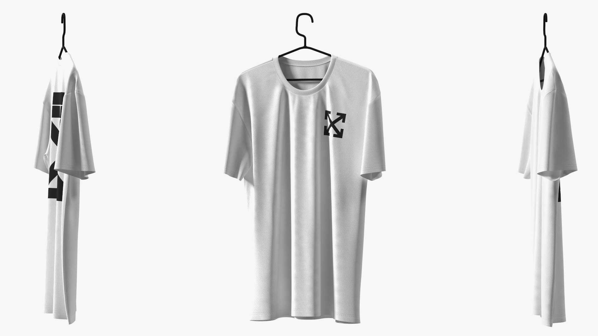 Brand Shirt Off White On Hanger Model - TurboSquid 2095451