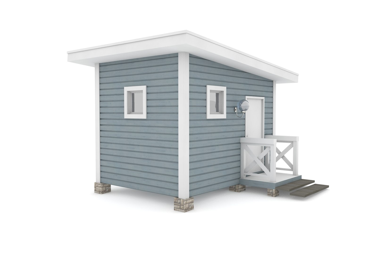 3D Rest House American Model - TurboSquid 1158199