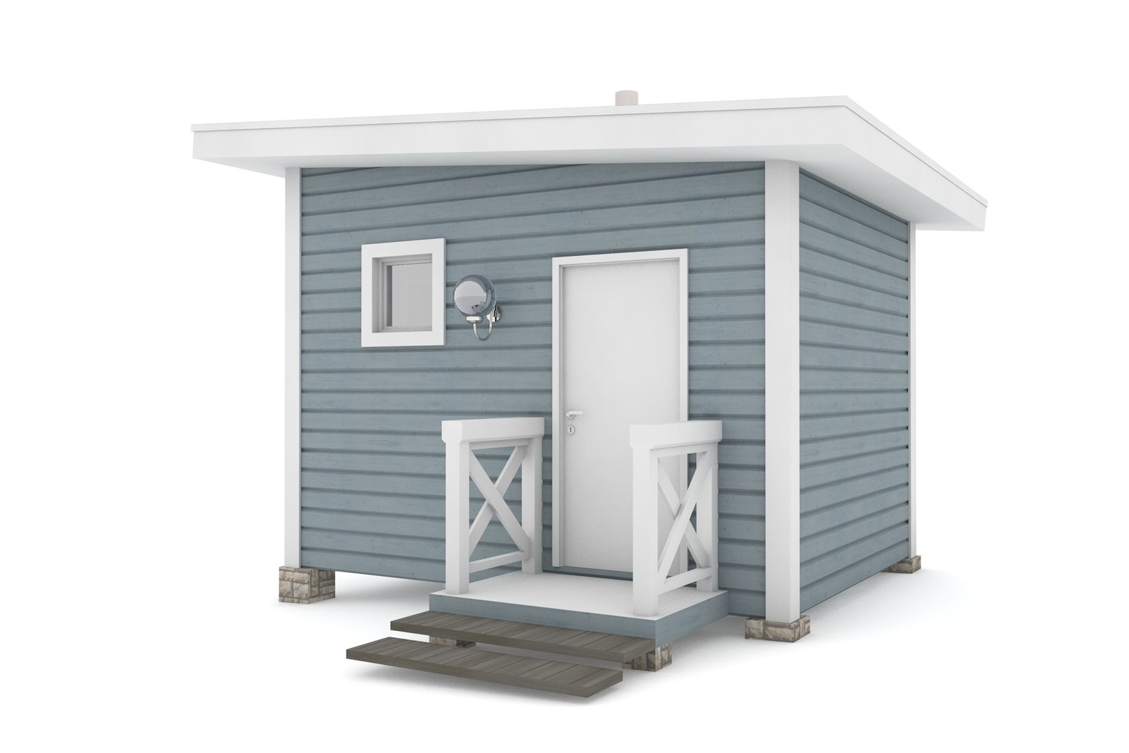 3D Rest House American Model - TurboSquid 1158199
