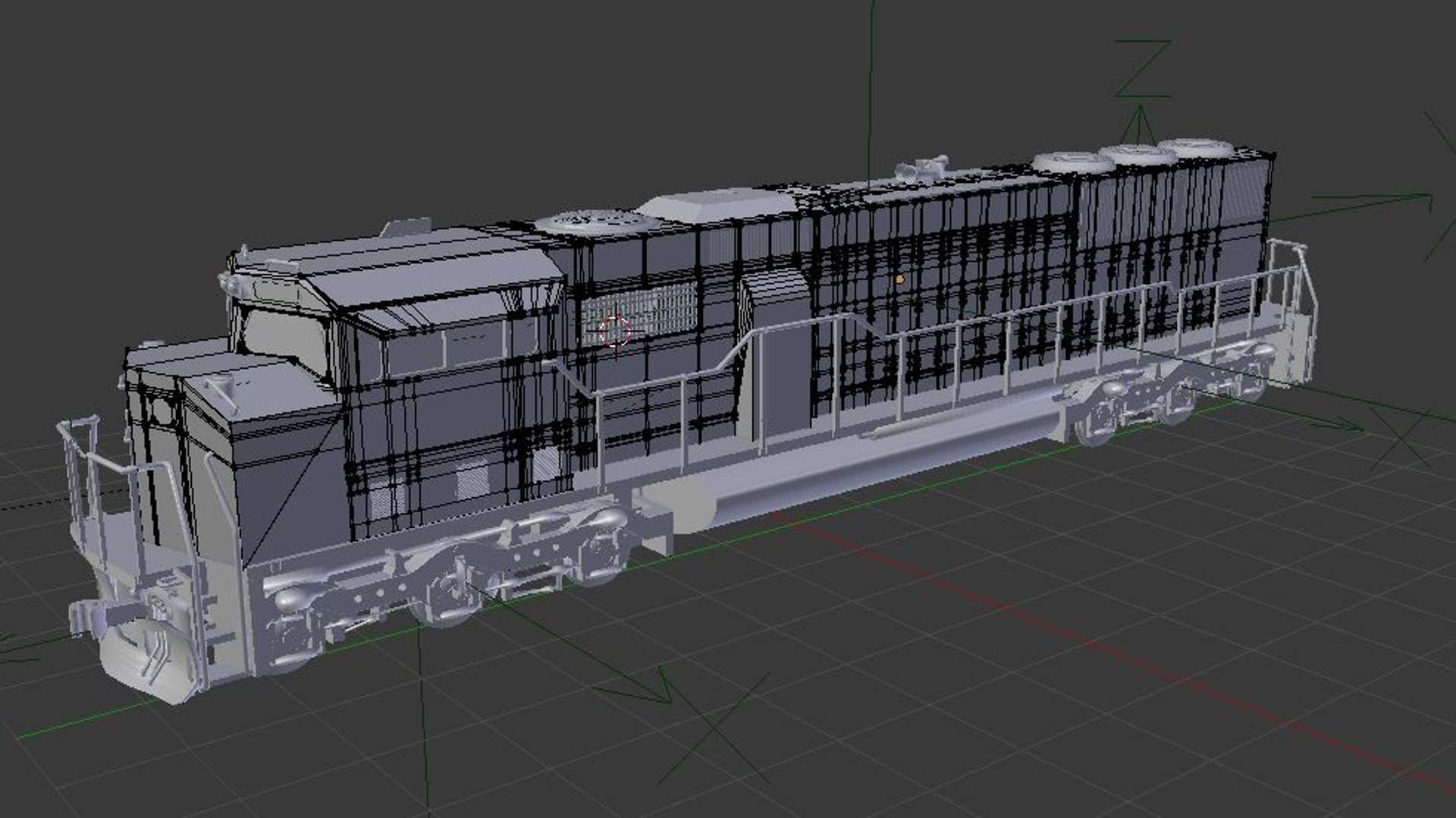 Csx Sd60m Locomotive Model - TurboSquid 1271979