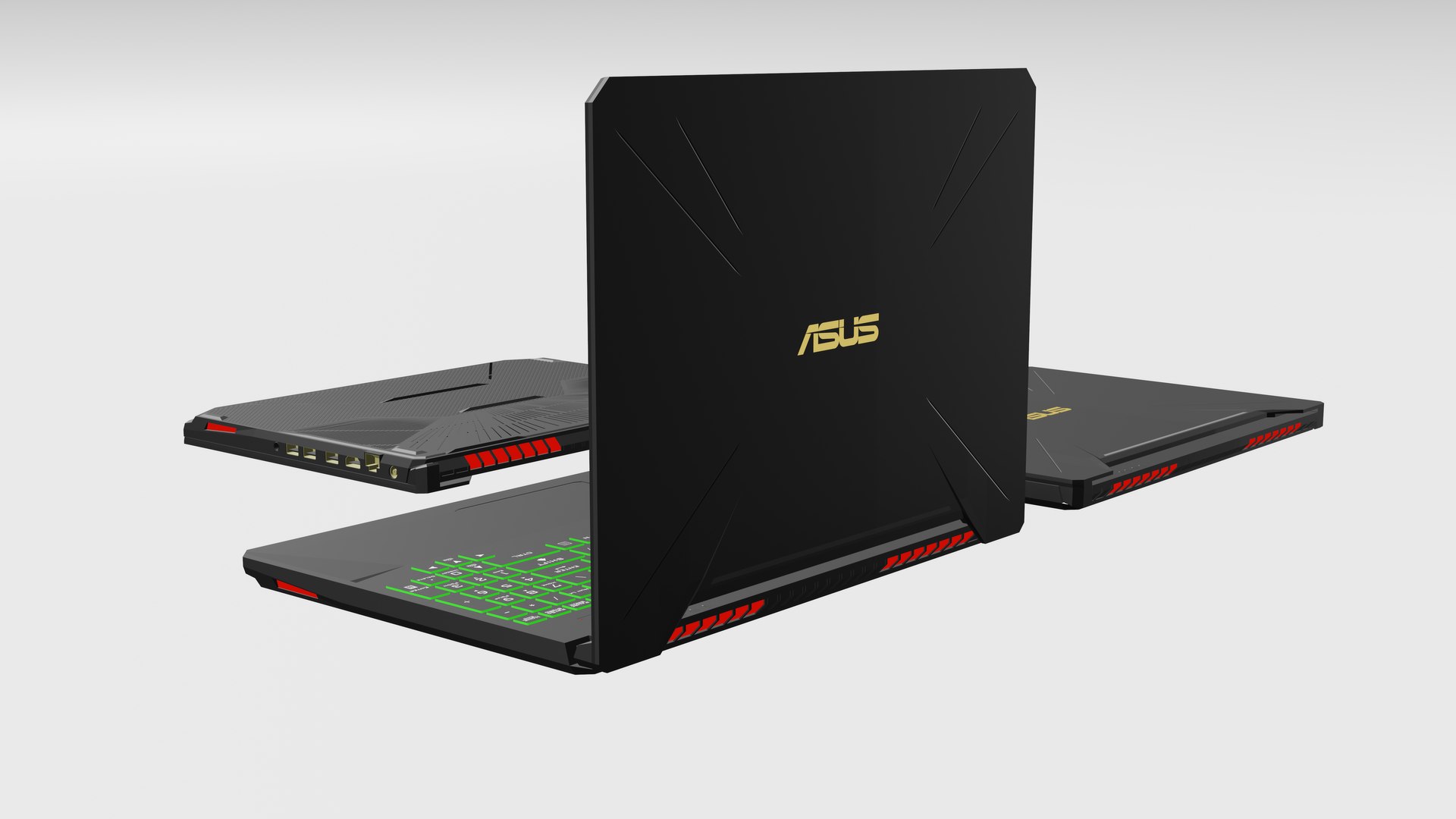 3D Laptop Asus Model - TurboSquid 2102499