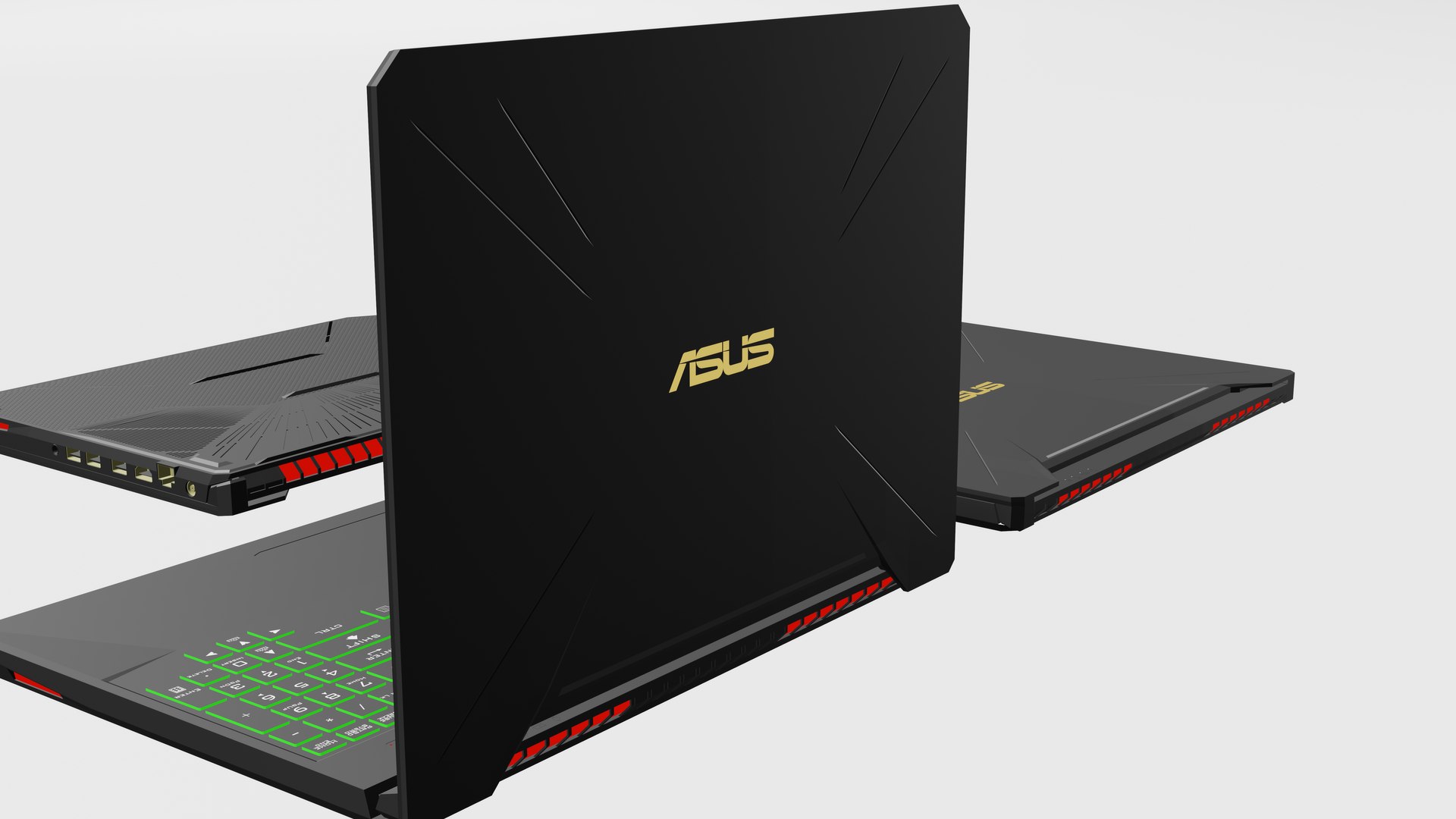 3D Laptop Asus Model - TurboSquid 2102499