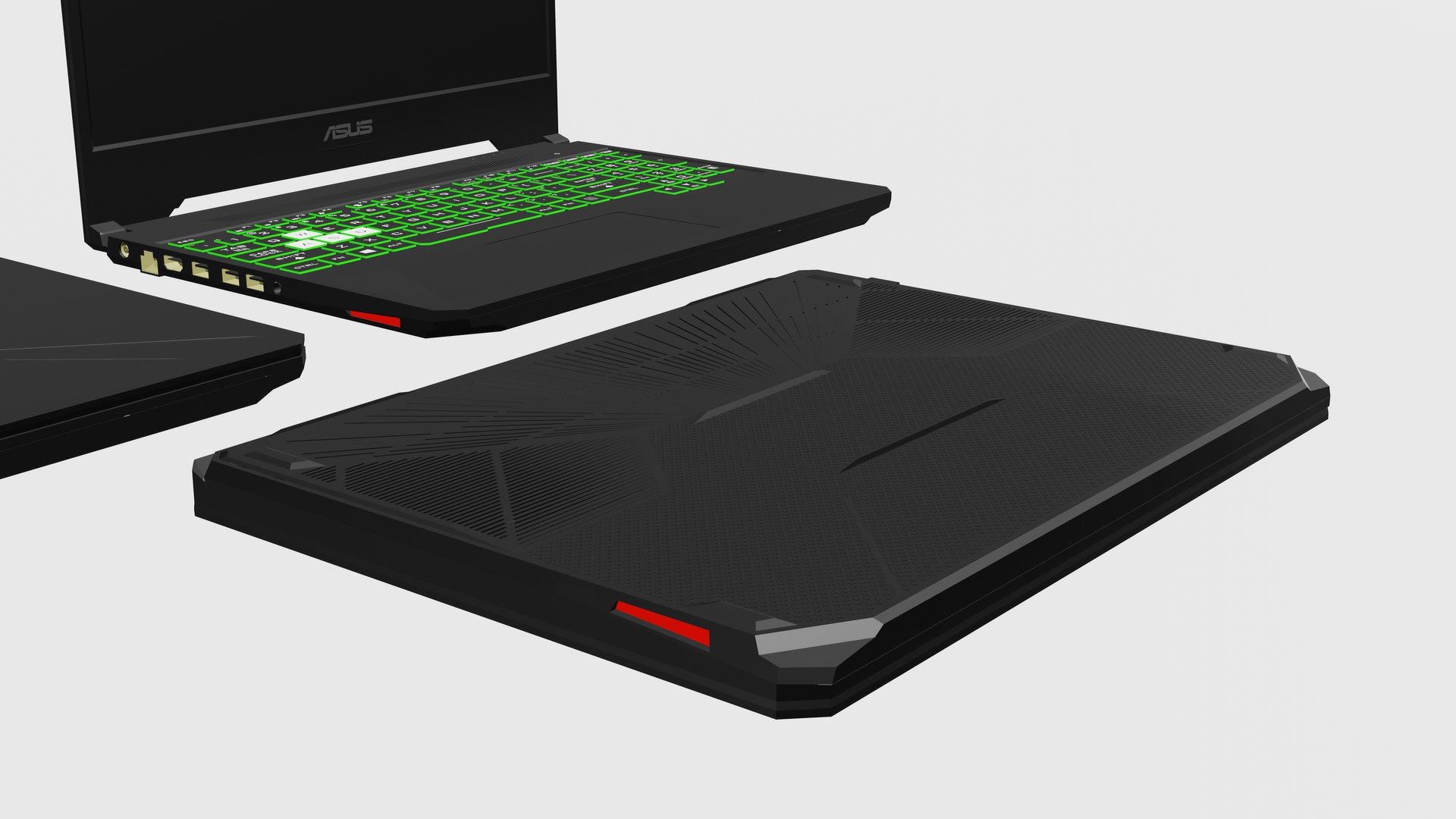 3D Laptop Asus Model - TurboSquid 2102499