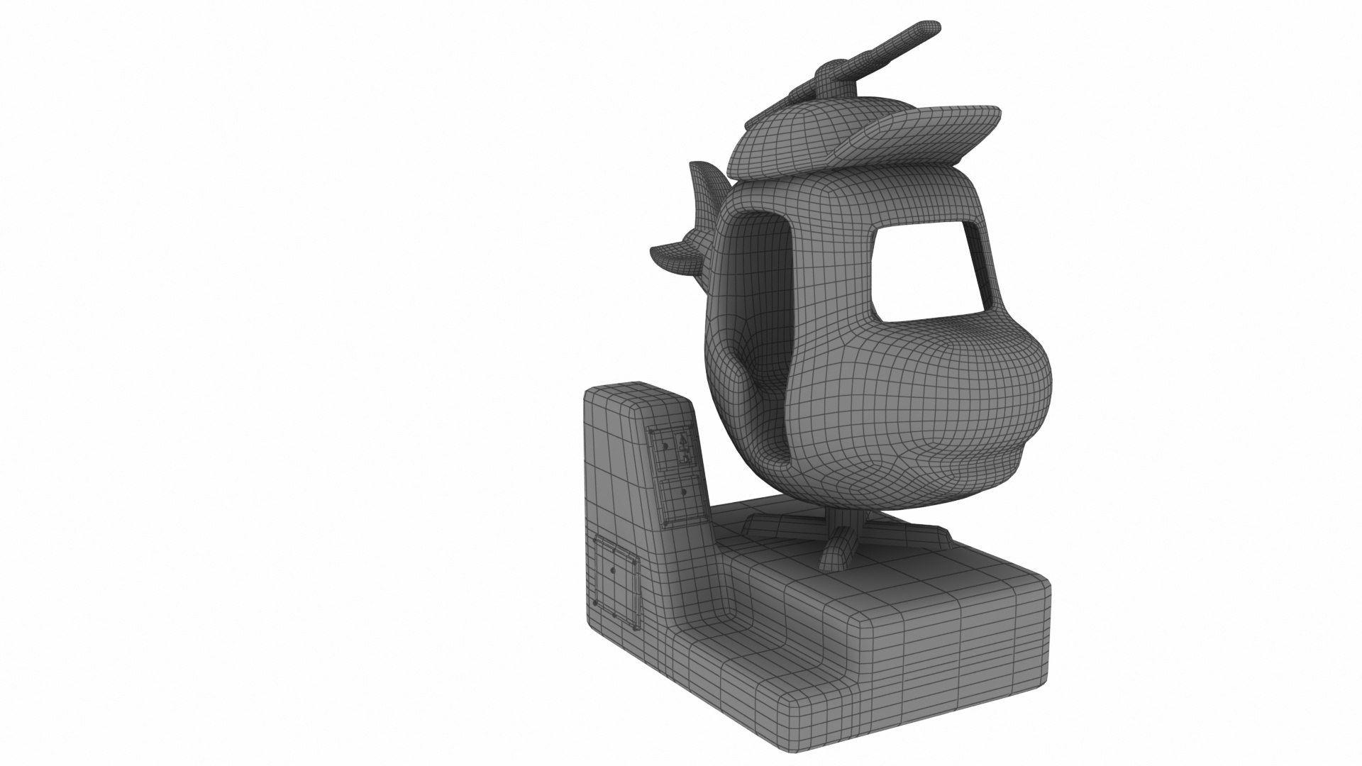 Coin Operated Helicopter Ride 3D - TurboSquid 1503265