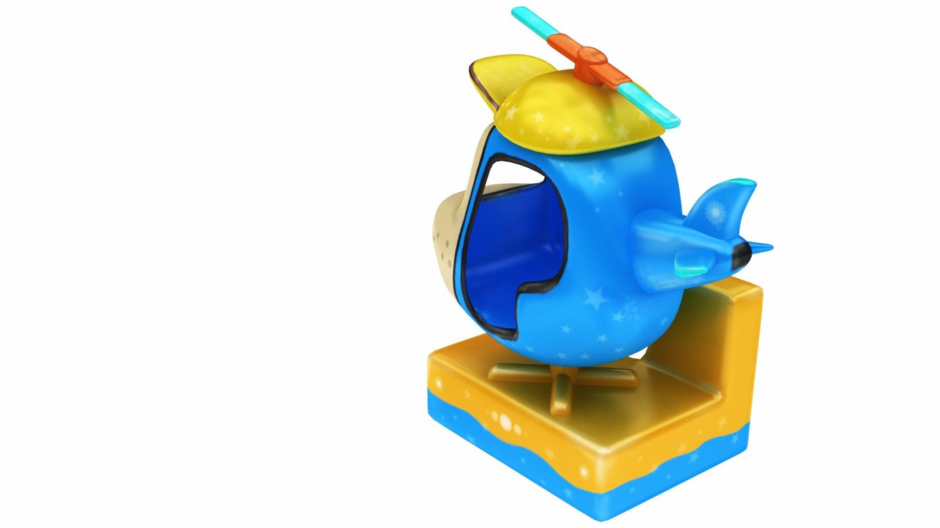 Coin Operated Helicopter Ride 3D - TurboSquid 1503265