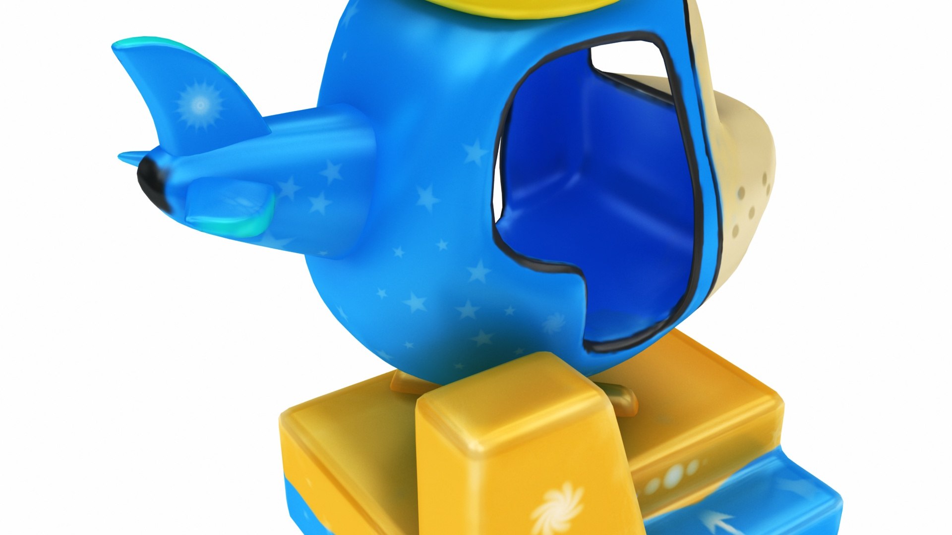 Coin Operated Helicopter Ride 3D - TurboSquid 1503265