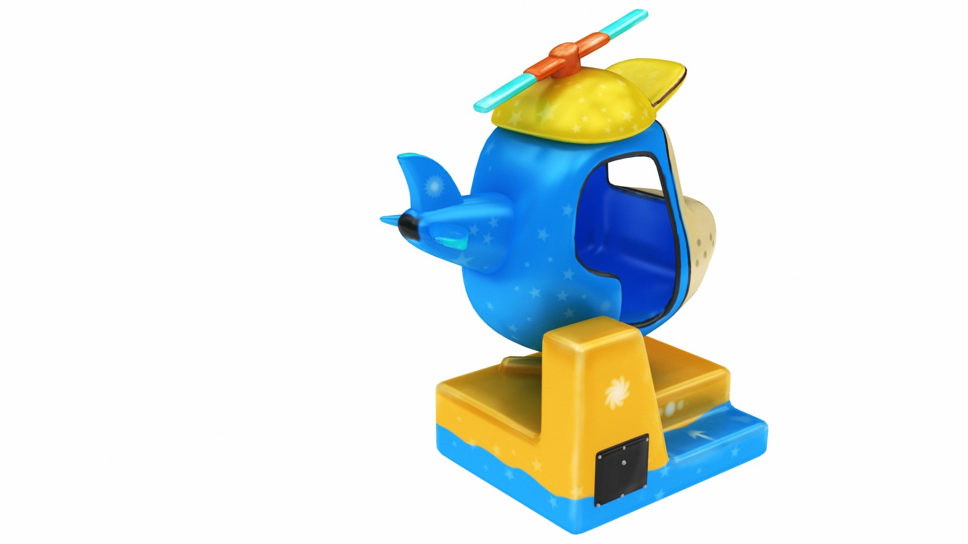 Coin Operated Helicopter Ride 3D - TurboSquid 1503265