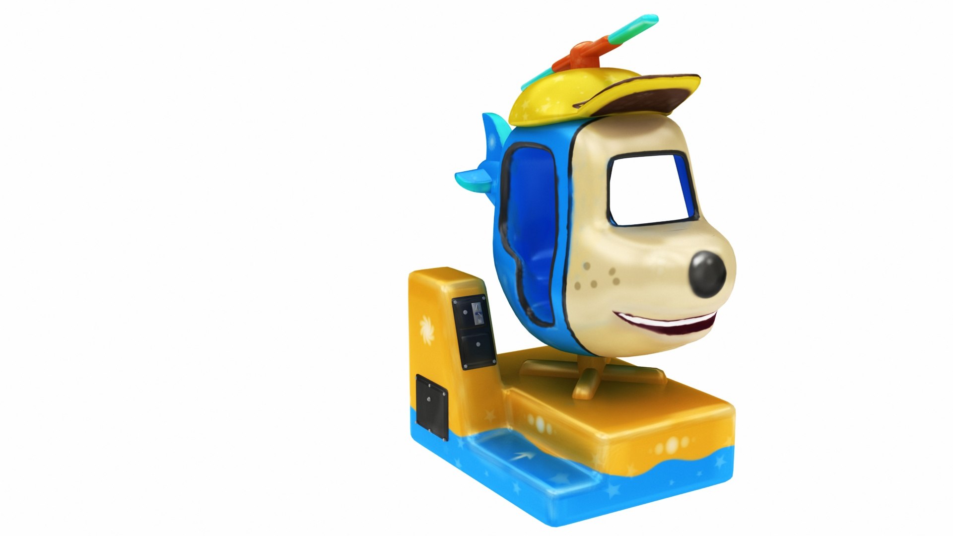 Coin Operated Helicopter Ride 3D - TurboSquid 1503265