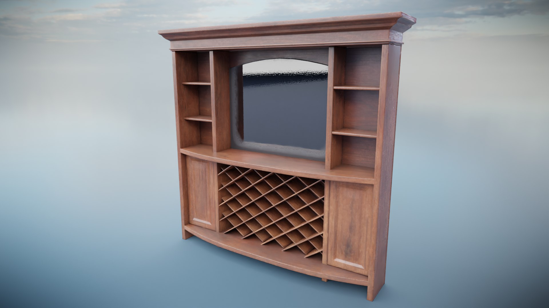 Bar Shelves 3D Model - TurboSquid 2138283