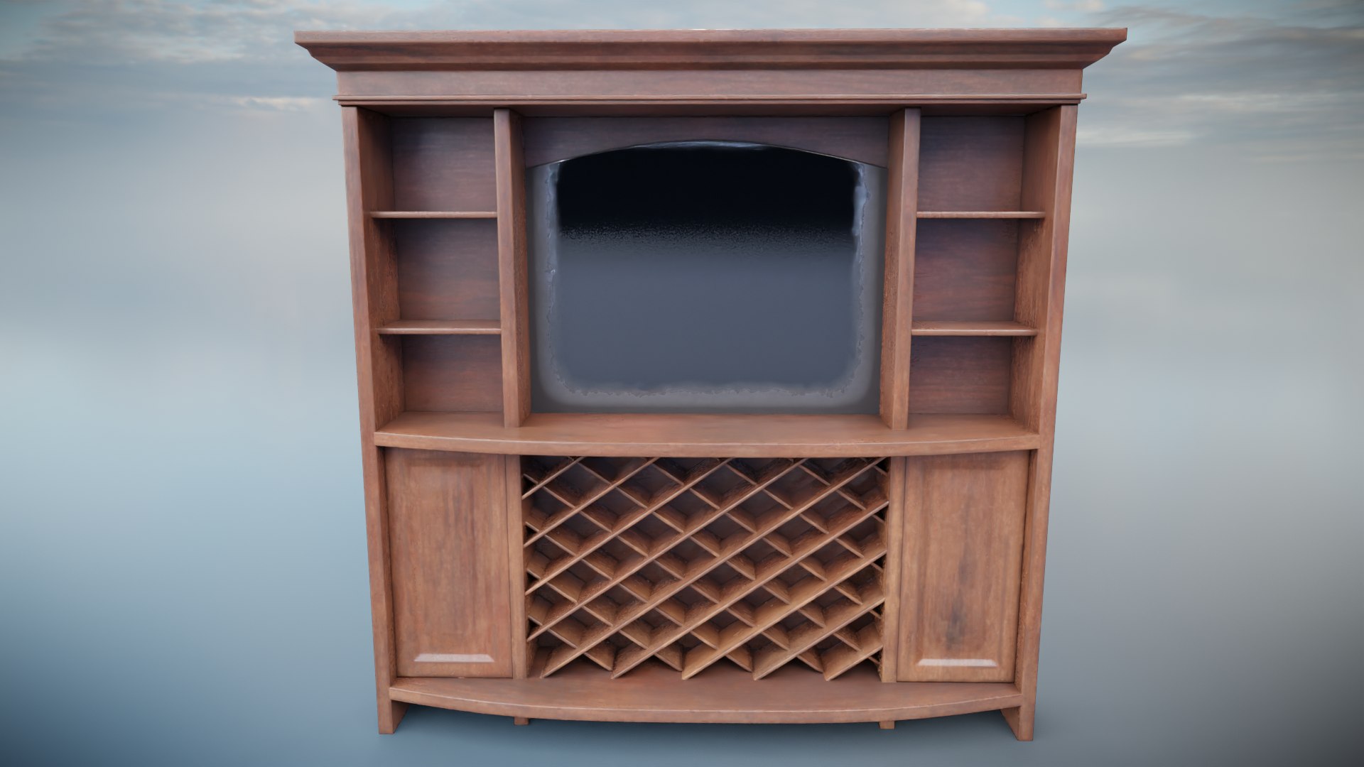 Bar Shelves 3D Model - TurboSquid 2138283