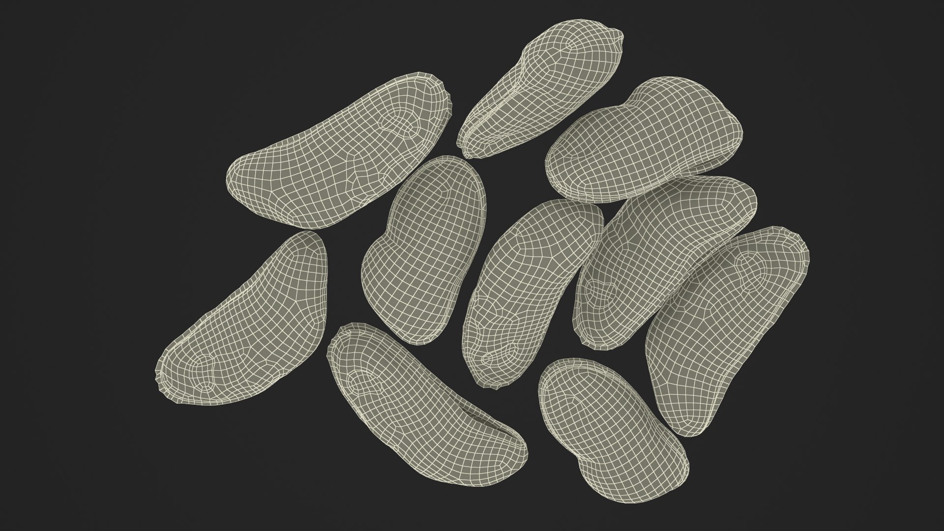 Bunch Of Peeled Mussels 3D Model - TurboSquid 2277660