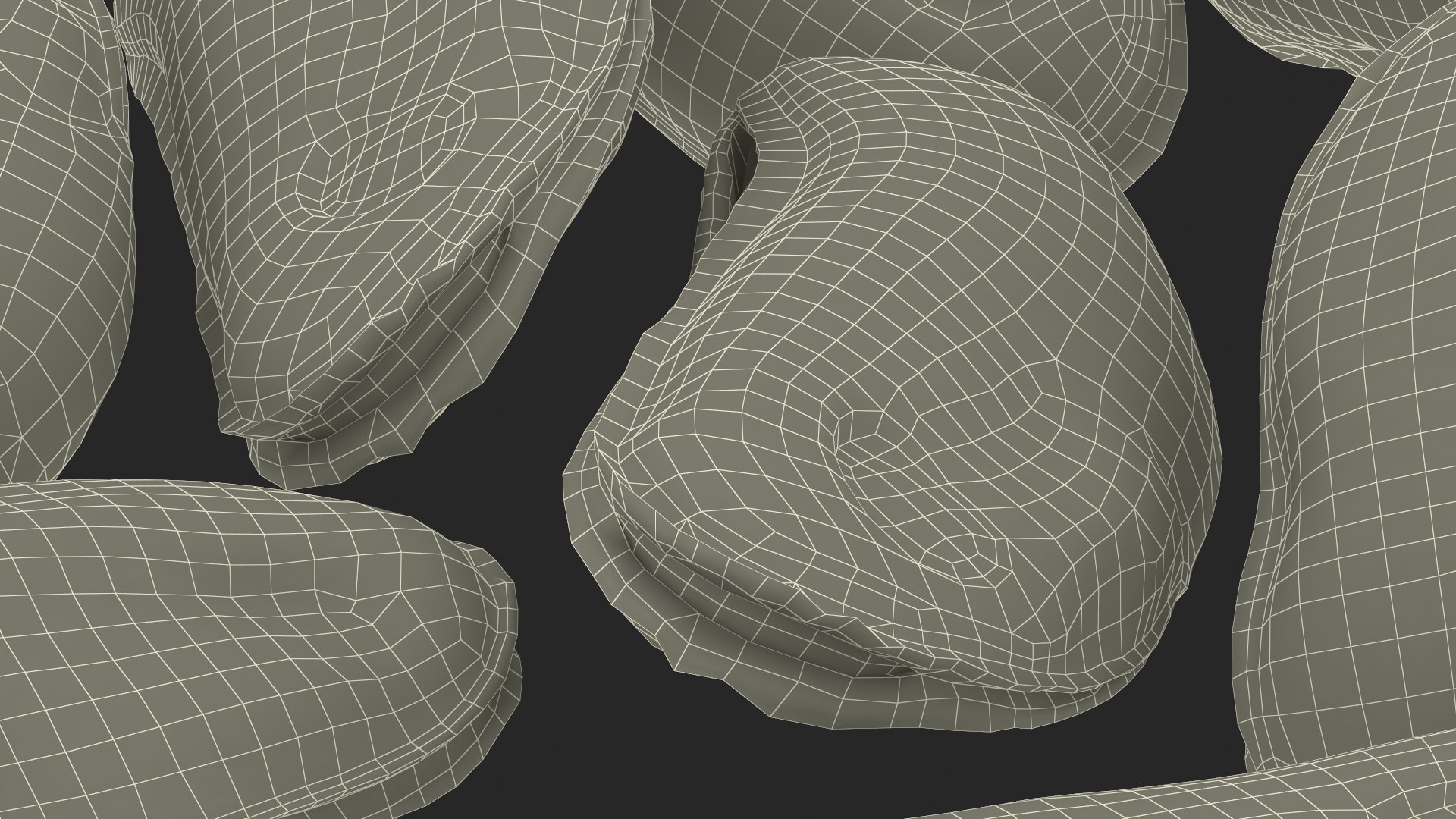 Bunch Of Peeled Mussels 3D Model - TurboSquid 2277660