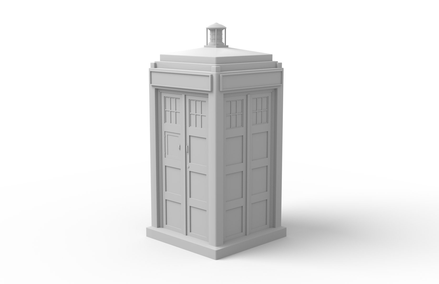 TARDIS 3D Model - TurboSquid 1954381