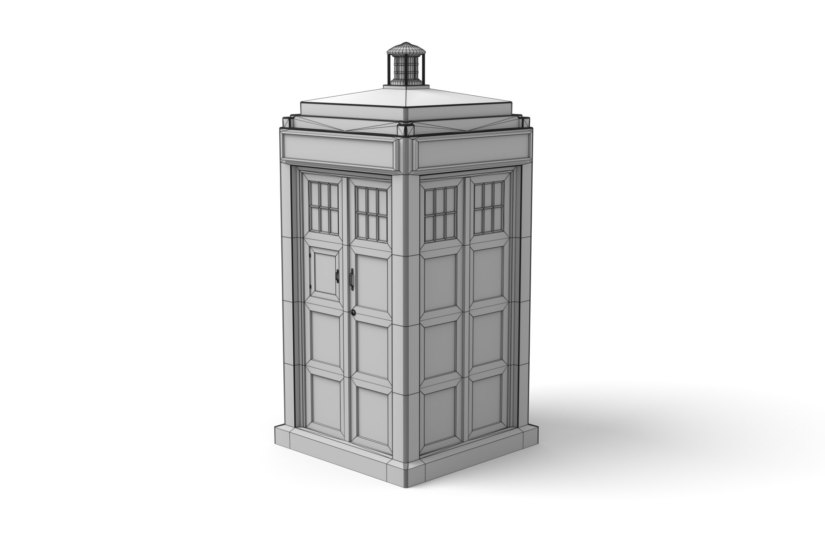 TARDIS 3D Model - TurboSquid 1954381